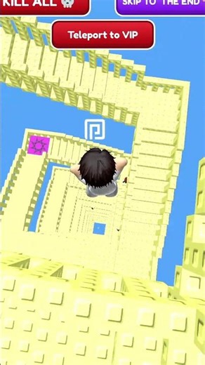 Jinu kpop hunter play infinite stairs roblox😍😎