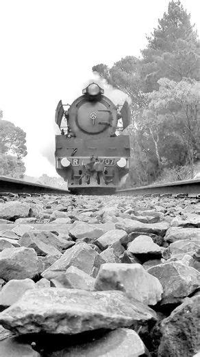Steam Train Runs Camera Over