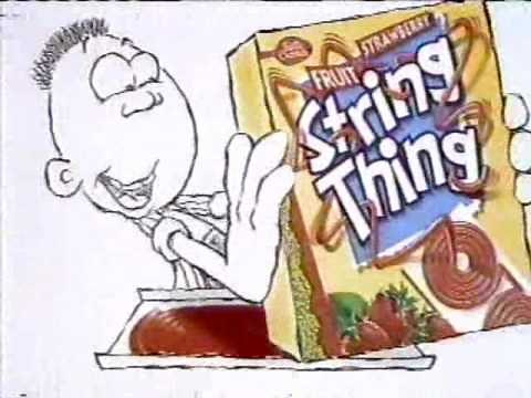 1995 Betty Crocker Fruit Strawberry String Thing Commercial #1