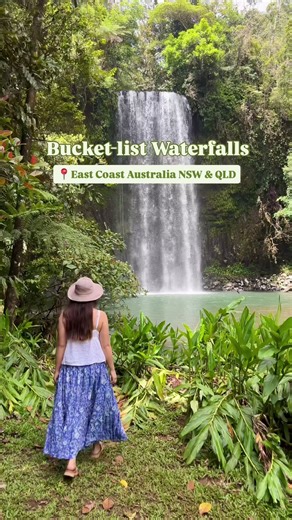 The best road-trip to chase waterfalls in Australia! Save these for your bucket list💚 As we drove from Melbourne through NSW and Queensland, these were our favourite and most impressive waterfalls: Northern NSW: 📍Crystal Shower Falls, Dorrigo, NSW 📍 Minyon Falls, Byron Bay, NSW Gold Coast hinterland: 📍 Purling Brook Falls, Springbrook, QLD 📍 Twin Falls, Springbrook, QLD Far North Queensland: 📍The Strand Waterfall, Townsville, QLD 📍Wallaman Falls, QLD 📍Millaa Millaa Falls, Atherton Tablel