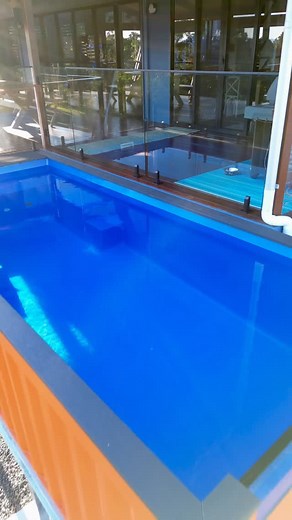 10K views | Hello Perth! Come see our pool at the @tinyhomeexpo this weekend! Feel free to take a plunge on the day if you dare  #swimmingpool #containerpool #tinyhome #modular #tiny #summer | Shipping Container Pools | Facebook