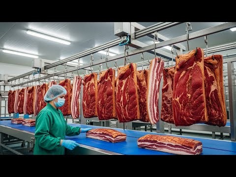 How Bacon Is Really Made 🥓 | Inside the Massive Bacon Factory