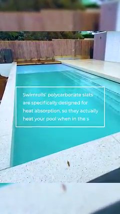 Get the most swim time out of your pool with Remco's Swimroll - not...