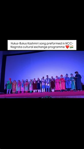THE PAUSECAST PODCAST 🇮🇳 on Instagram: "Hukus-Bukus Kashmiri Song❤️🫶🏼 Performed at the Cultural Exchange programme between Jammu Kashmir & Rajasthan, NCC Nagrota! Full video is puton our youtube & Facebook channel “Pause Tribe” (Pausecast, Podcast, Jammu and Kashmir, Dogra culture, culture, Dogri, Jammu, NCC, NCC cadets, Rajathan, fyp, explore page, explore, for you, viral reels, jammu reels, Kashmiri song, kashmiri, culture, kashmiri singer)"
