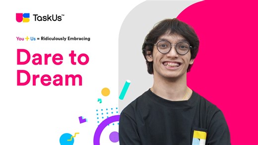 97K views · 5.5K reactions | Dreams come true with self-belief and having a supportive environment. Our teammate Rally is proof. Watch his inspiring story. You + Us = RidiculouslyEmbracing | TaskUs | Facebook