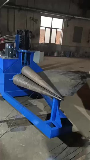 Hydraulic Fully Automatic Cone Plate Rolling Machine Three-axis Tapered Workpiece Forming Machine