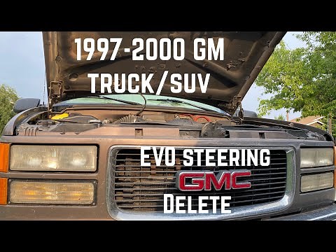 1997-2000 GM truck and SUV EVO steering issues and solution