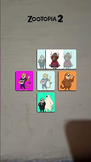 Zootopia 2 Memory Match Game 🦊✨ | Can You Find All the Pairs?