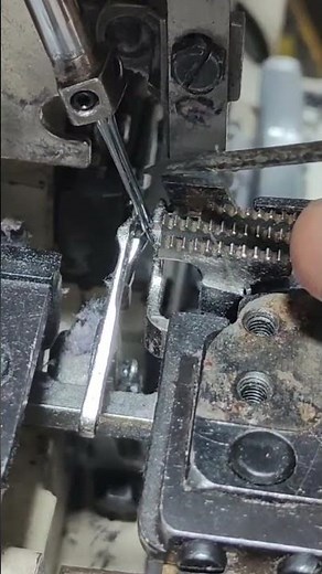 how to set overlock sewing machine timing #shorts #howtosew