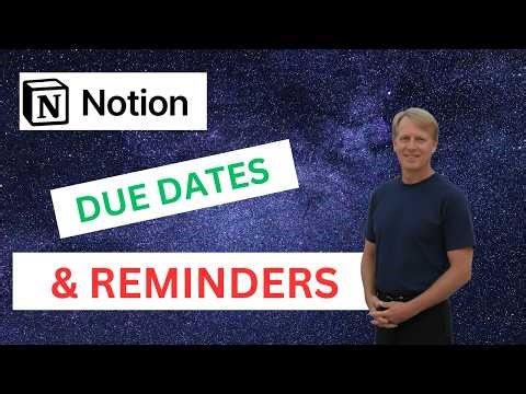 How to Setup Due Dates and Reminders in Notion