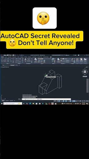 AutoCAD Trick in 55 Seconds | Quick Tutorial