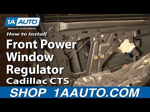 How To Replace Front Power Window Regulator 03-07 Cadillac CTS