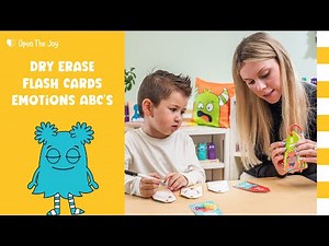Dry Erase Flash Cards Emotions ABC's - ABCEMO