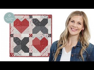 Make a "Hearts and Kisses Table Topper" with Misty Doan on At Home With Misty (Video Tutorial)