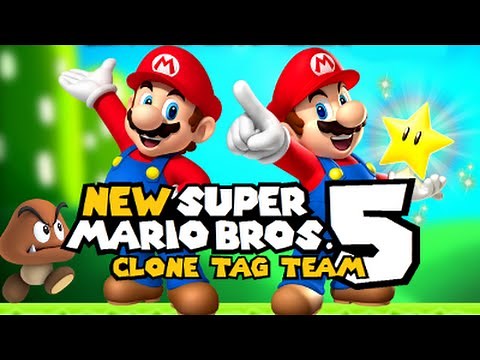 New Super Mario Bros. 5: Clone Tag Team - Release Trailer (Hack)