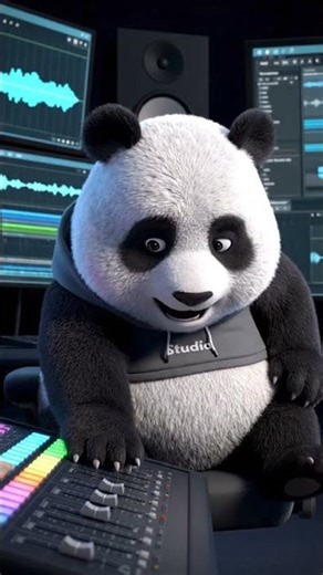 A Baby Panda – is working as a Sound Designer
