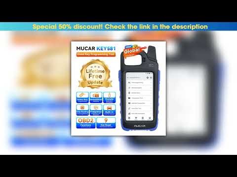 Exclusive MUCAR KEY581 IMMO Key Programmer Immobilizer Tool Key Creation IMMO Learning Chip Read Wr