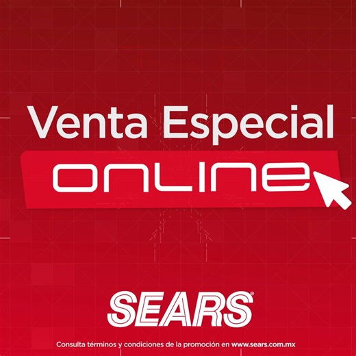 🌐 ​¡Llegó la Venta Especial Online de Sears! 🛒 Aprovecha hasta 50% de descuento y 13 Meses Sin Intereses en miles de productos. ¡Todo a un clic de ti! ↘️ #SearsMeEntiende Consulta las bases en www.sears.com.mx | Sears México