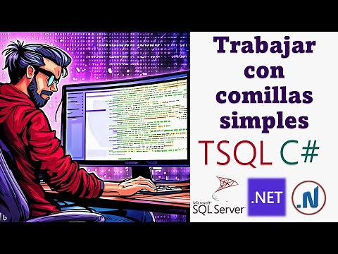 Trabajar con comillas simples en TSQL SQL Server y C# .NET