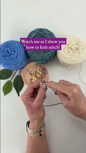 Learn How to Knit the Knit Stitch