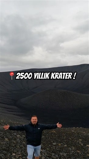 2500 Yıllık Hverfjall Krateri - İzlanda 🇮🇸