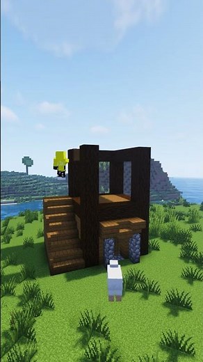 Minecraft Wooden House Tutorial (Easy & Aesthetic)