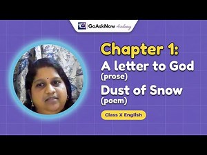 Class 10 English - Chapter 1 Explained (With Examples!)