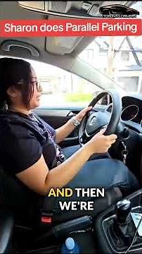 Perfect Parallel Parking! 🚗 Sharon Makes It Look Easy!