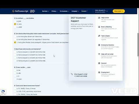 How to Pass the GoTranscript Test TODAY! | 100% CORRECT Answers in Portuguese 🇵🇹🇧🇷