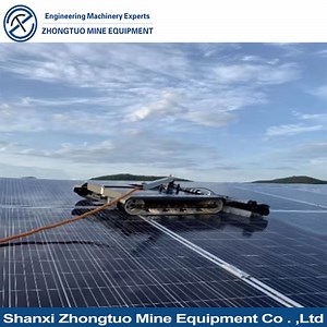 [Hot Item] Robot vệ sinh tấm pin năng lượng mặt trời tự động điều khiển từ xa