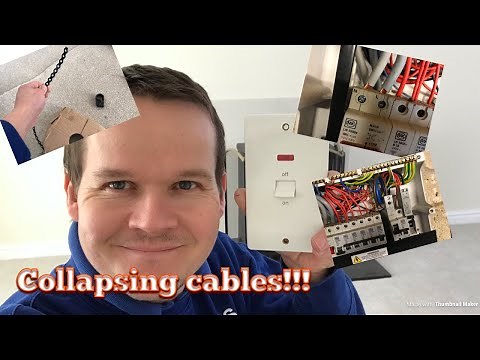 Electricians day installing shower circuit and consumer unit find.