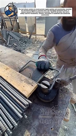 Fast & Accurate Rebar Bending Tool | Construction Steel Bending Guide