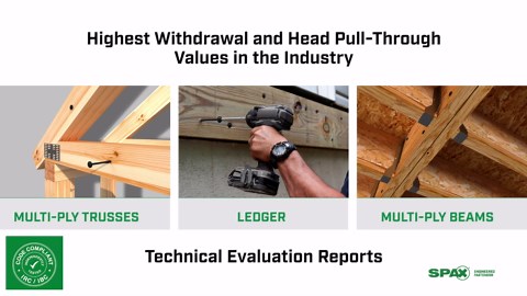 SPAX 5/16 in. x 3-1/2 in. Black Exterior Powerlags Torx T-Star Washer Head Wood Lag Structural Screws (50 Each) Bit Included 4581820800905