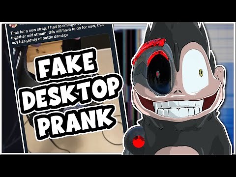 Fake Desktop Prank | VRChat (Funny Moments)