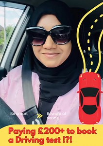 115K views · 1.2K reactions | Paying £200-£300 extra to book your test‼️ Learn to do it for free. #drivingscam #driving #drivingtest #uk #drivinglessons #foryoupagereels #drivingschool #foryouシ | Khushbu Talks | Facebook