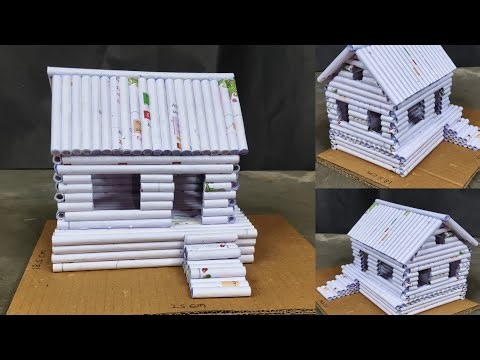 DIY Easy Paper House | Kagaj Ki Jhopdi kaise Banaen | How To Make Paper House 🏠 | Origami House