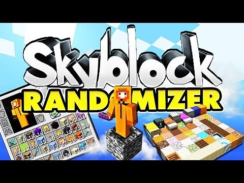 I made Skyblock Randomizer Challenge into a map! (Download)