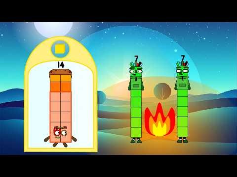 NumberBlocks: Let's Randomly Multiply! (4) New Year's Eve Conversation!