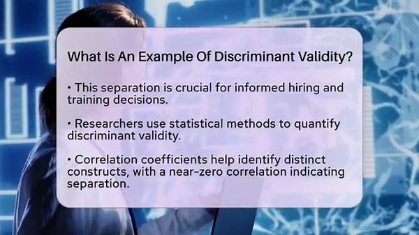 What Is An Example Of Discriminant Validity? - The Friendly Statistician
