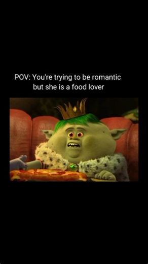 Note That Memes on Instagram: "That pizza moment hits like pure innocence overload, the kind where you realize these little dudes have never seen real-world chaos before and are absolutely losing their minds over a basic slice like it just dropped from another dimension. The video is from Trolls (2016), featuring a visual gag where the Trolls encounter pizza for the first time. Living in a world driven entirely by music, color, and joy, they react to ordinary human food as if it’s strange and ma