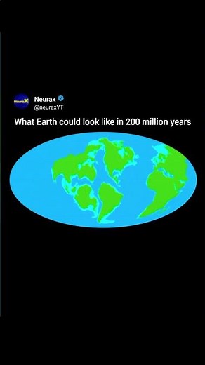 How Continents Will Shift in 200 Million Years #spacetravel