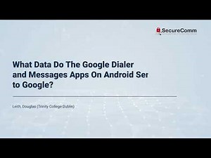 EAI SecureComm 2022 - Mobile Security