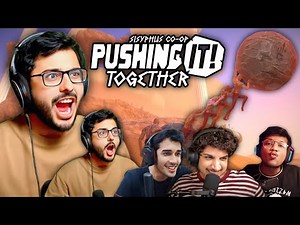‪@CarryMinati‬ Playing Pushing It Together with Gang Funniest Gameplay Ever
