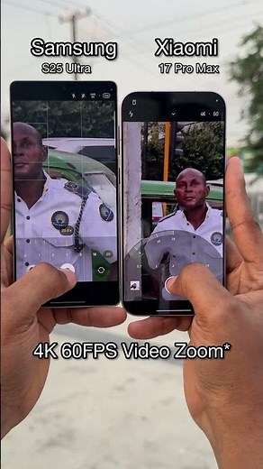 Xiaomi 17 Pro Max vs Samsung S25 Ultra Zoom Camera Comparison