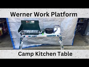 Folding Camp Table / Werner Work Platform