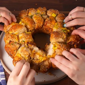Pull-Apart Breakfast Monkey Bread will turn you into a morning person. Full recipe: http://dlsh.it/VsNX3iZ | Delish