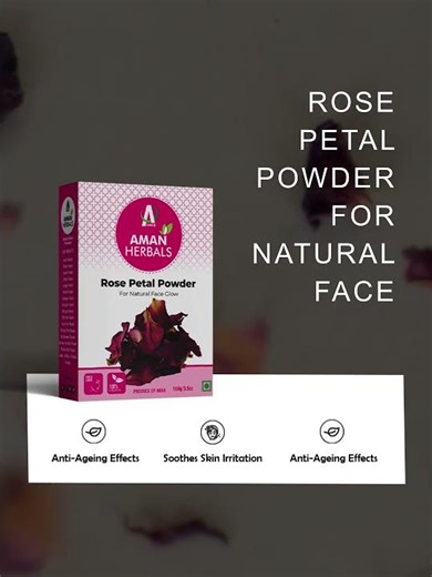 🌹 Rose Petal Powder Benefits | Natural Skin Brightening & Anti-Ageing Remedy