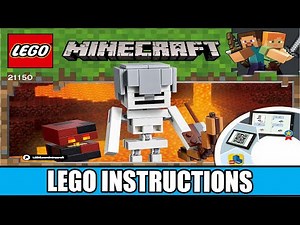 LEGO Instructions - Minecraft - 21150 - Minecraft Skeleton BigFig with Magma Cube