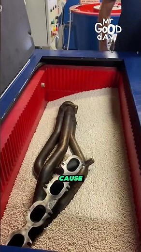 Vibratory Finishing Process #shorts