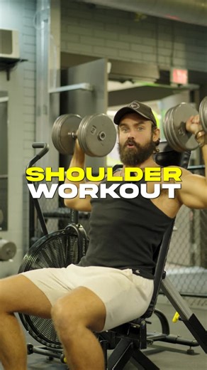 Jake - Lifestyle Coach on Instagram: "🔥 STOP doing the same shoulder workout every week and wondering why nothing’s growing. 👉Most people train shoulders like it’s one muscle, but it’s three different heads that need to be hit from multiple angles to actually build round, 3D delts. In this dumbbell-only workout, I’m hitting all angles: 💥 Overhead Press (front delt focus) 💥 Lateral Raise (side delt width) 💥 Rear Delt Raise (posterior balance + posture) This combo builds that full-capped look